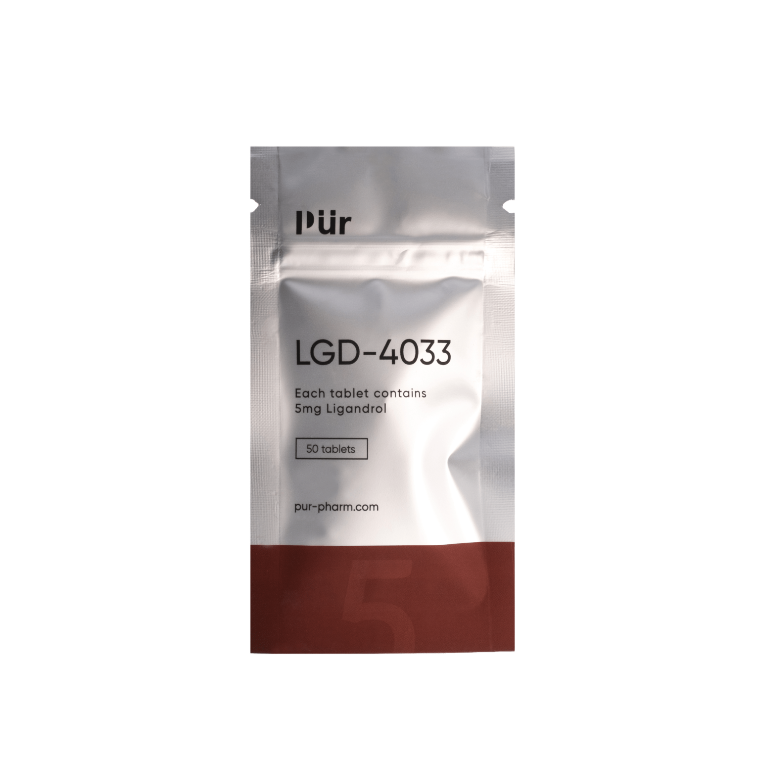 LGD-4033 (50 Tablets of 5mg) by Pür Brand – Lean Muscle & Strength Builder